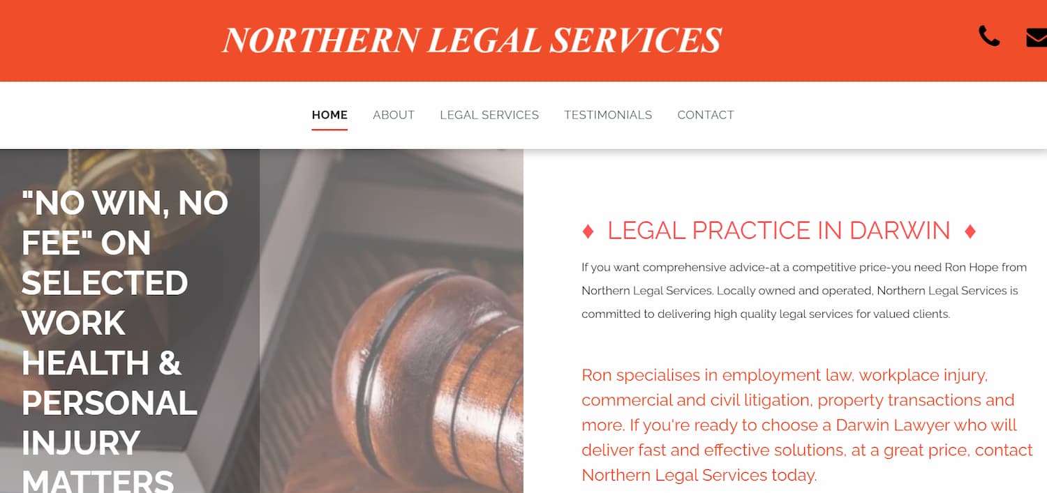 Top 10 No Win No Fee Lawyers in Darwin